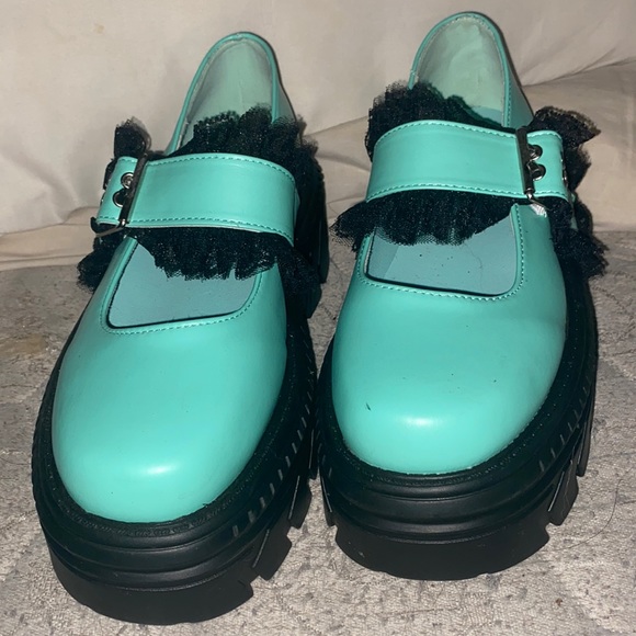 Koi Footwear | Shoes | Koi Footwear Rococo Mintteal Corsage Shoe Size 8 ...